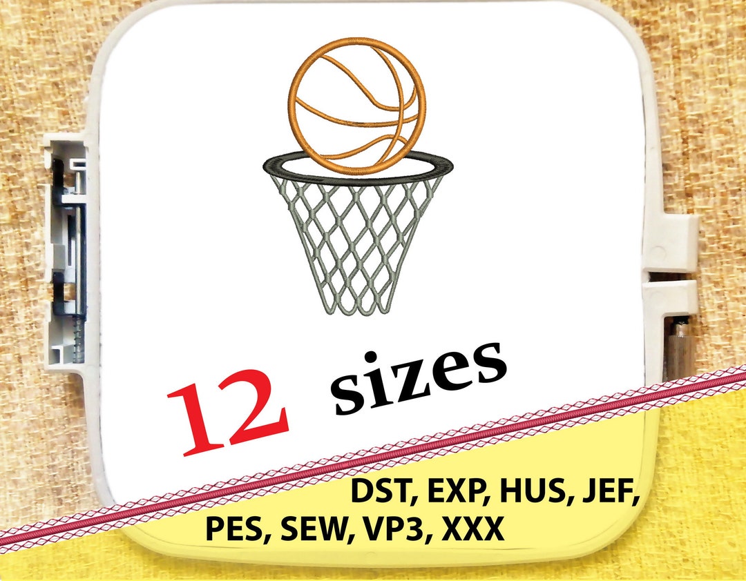Basketball Hoop Embroidery Design,machine Embroidery, Sport Machine ...