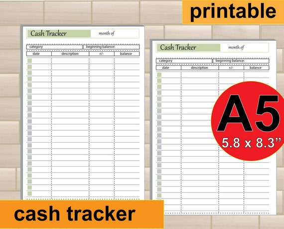 a5 planner pages money organizer money planner money | Etsy