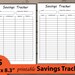 Savings Tracker, Finance Organizer, Savings Plan Money Organizer ...