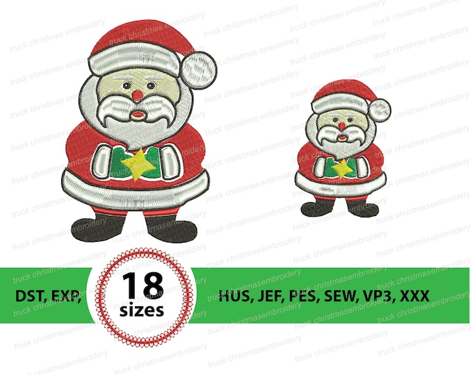 Santa Claus Machine Embroidery Design,santa Embroidery Design ...