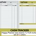 Cash Tracker Printable: Happy Planner Inserts, Money Organizer (digital ...