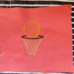 Basketball Hoop Embroidery Design,machine Embroidery, Sport Machine ...