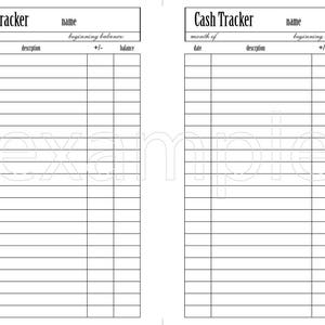 Money Journal, Money Organizer, Cash Tracker, Cash Organizer, Finance ...
