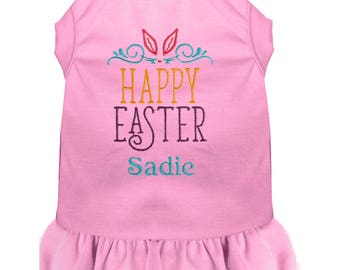 Dog Easter Dress Hippity Hoppity Happity Easter Dog Dress easter Dog ...