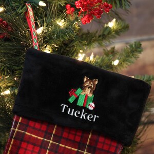 Lab Dog Christmas Stocking Labrador Retriever Dog Gift Custom Stocking ...