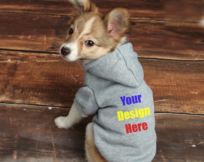 Custom Dog Hoodie - Personalized Pet Hoodie - Personalized Dog ...