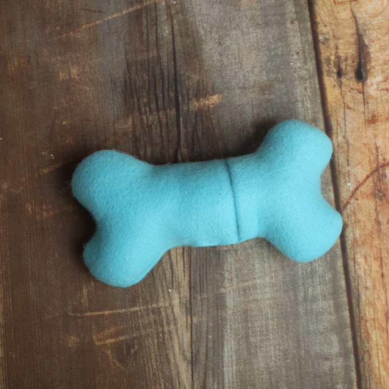 Treat Pocket Personalized Stuffed Squeaky Dog Bone Toy | Etsy