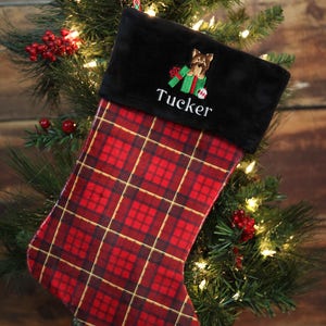 Lab Dog Christmas Stocking Labrador Retriever Dog Gift Custom Stocking ...
