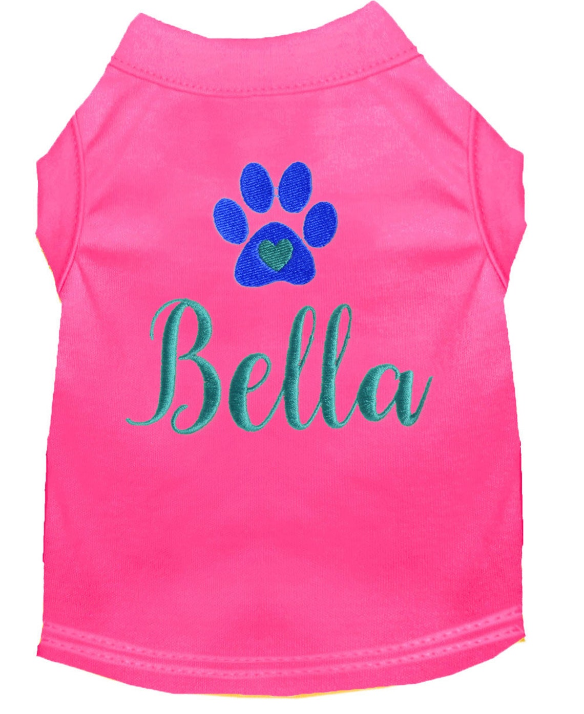 Personalized Dog Shirt Custom Dog Shirt Dog Paw Print Name - Etsy