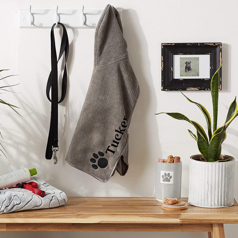 Personalized Dog Robe Embroidered Dog Robe Hooded Robe - Etsy