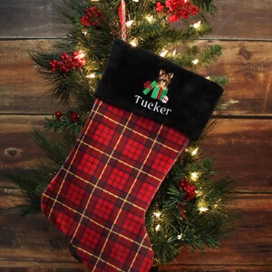 Lab Dog Christmas Stocking Labrador Retriever Dog Gift Custom Stocking ...