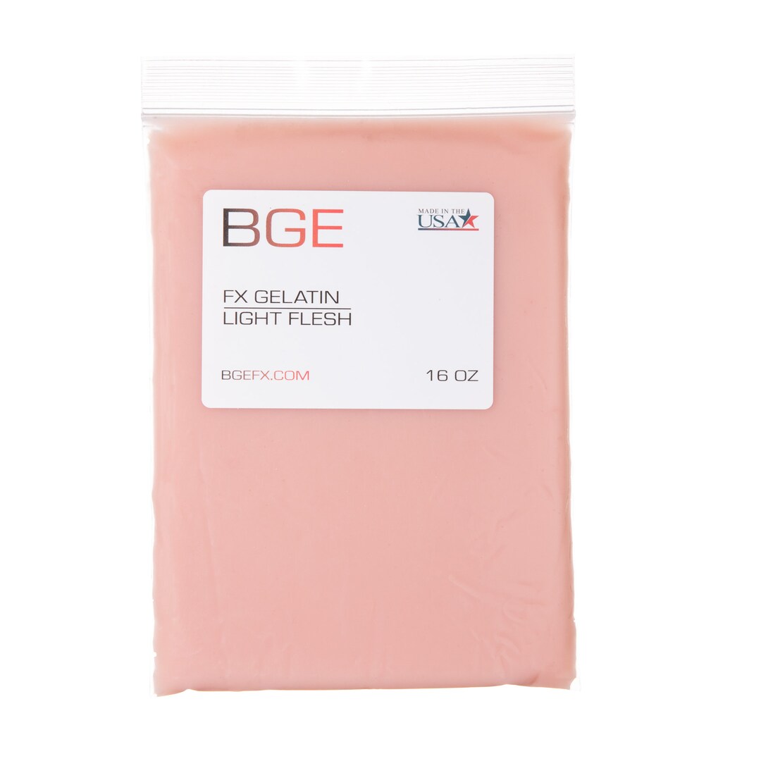 BGE Special FX Gelatin, Colors: Clear, Light Flesh, Medium Flesh, Dark ...