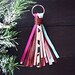Large Genuine Leather Tassel, Cheetah Tassel, Leather Tassel, Leopard ...