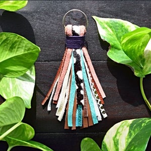 Large Genuine Leather Tassel Cheetah Tassel Large Tassel - Etsy