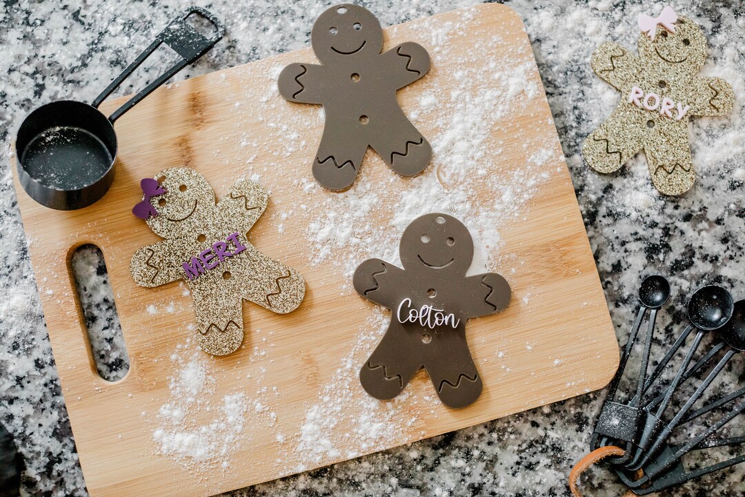 Gingerbread Name Tags - Etsy