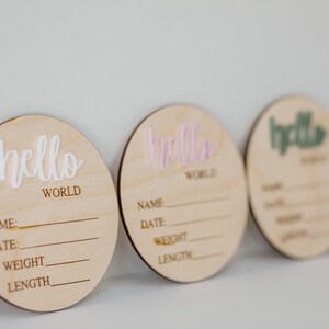Welcome Baby Newborn Announcement Sign - Etsy
