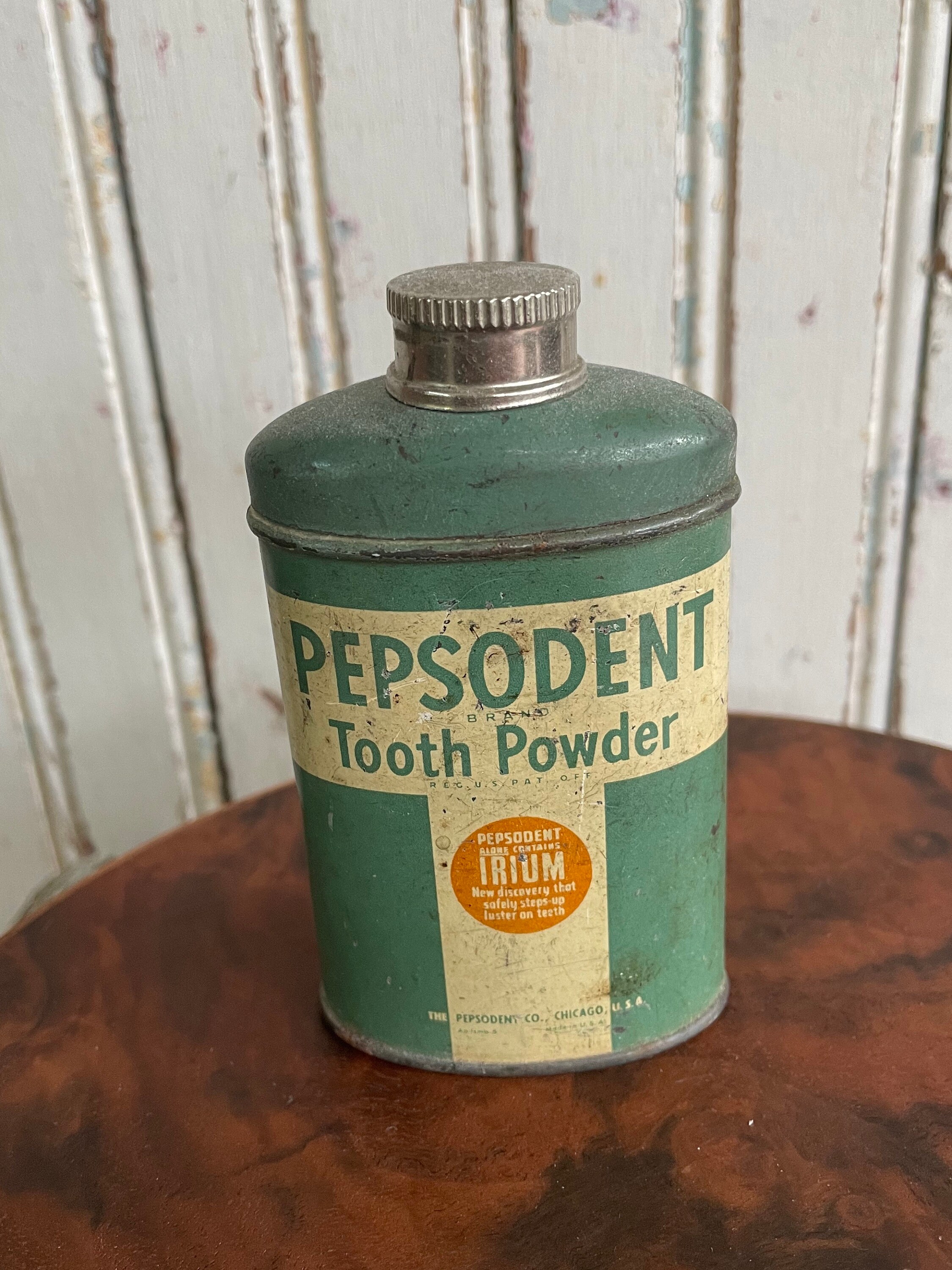 Vintage PEPSODENT Tooth Powder Tin - Etsy