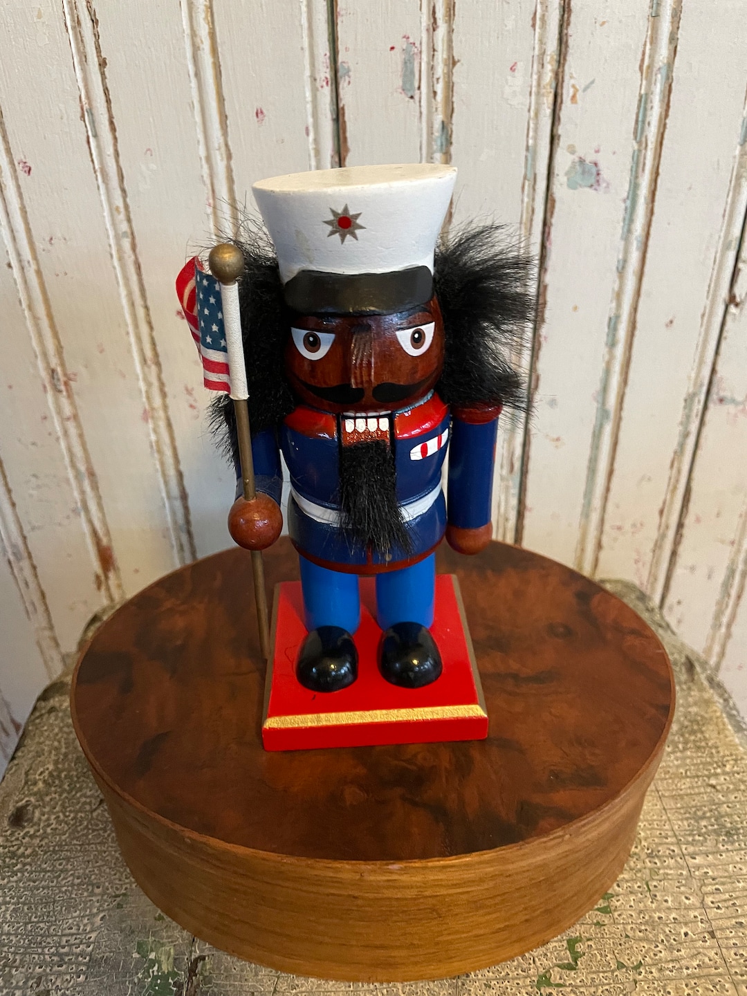 Vintage Wood Military Nutcracker - Etsy