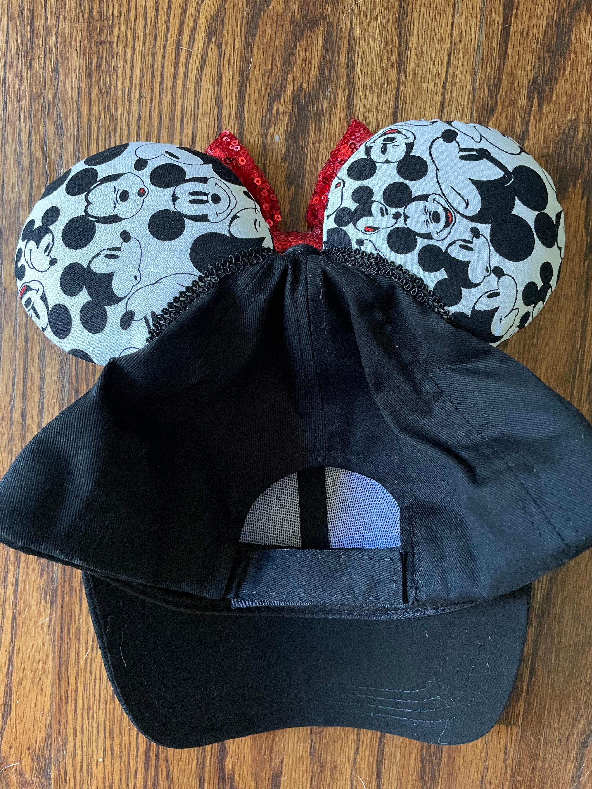 Mickey Print Mouse Hat - Etsy