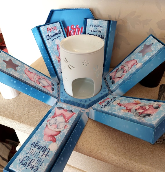 Luxury Exploding Gift Box Cutting Template Download SVG | Etsy