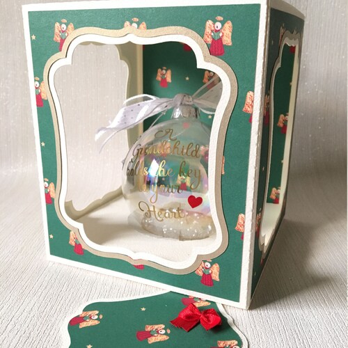 Christmas 100mm Bauble Ornament Box Multi Design Choice See - Etsy UK