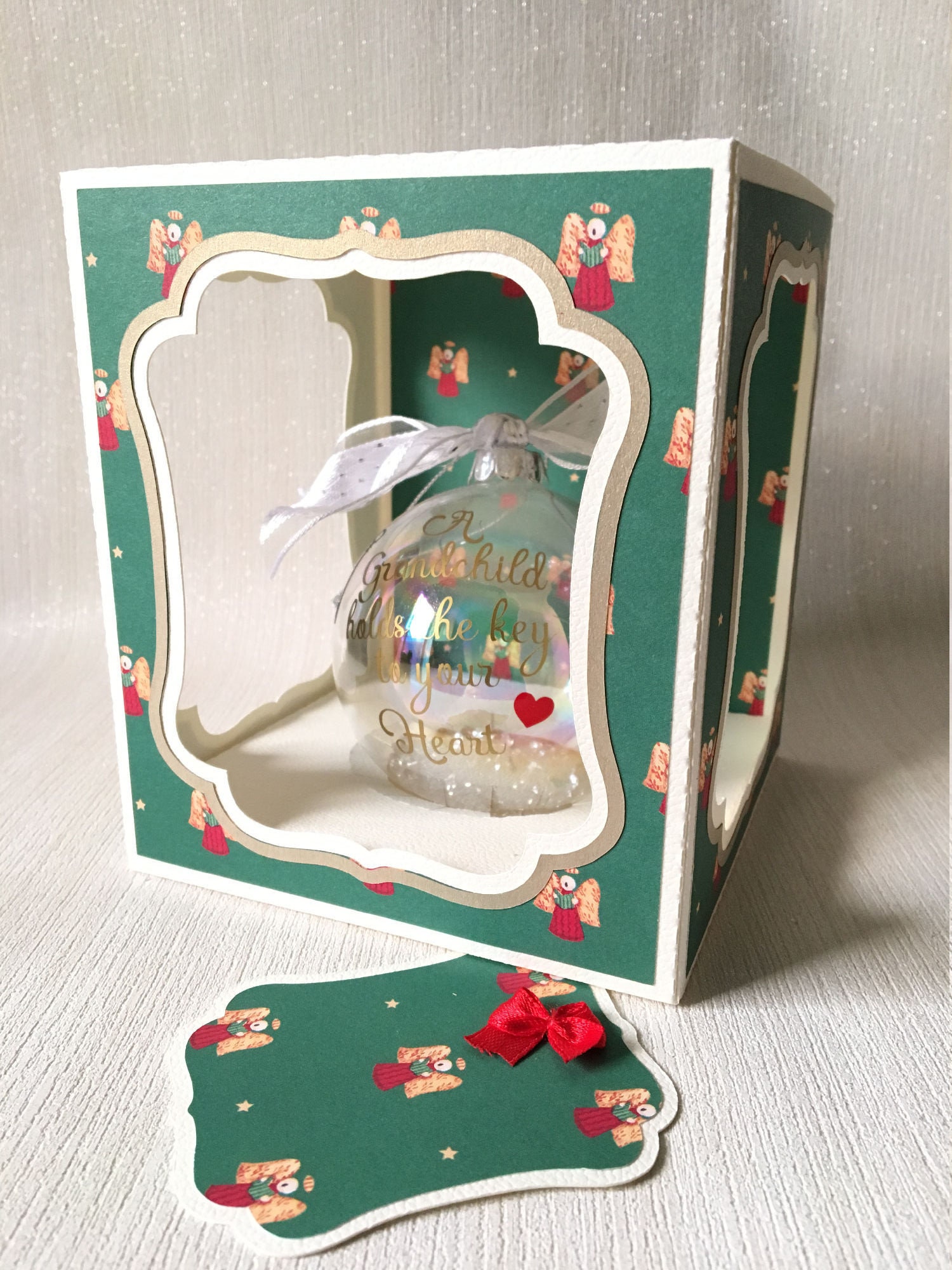 Christmas 100mm Bauble Ornament Box Multi Design Choice See - Etsy UK