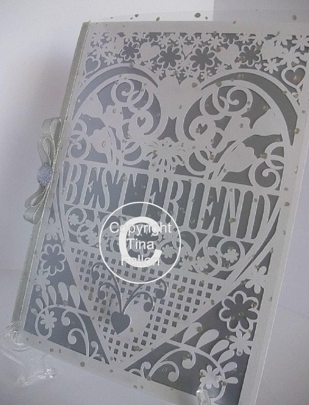 Best Friend Card With Box - Download Cutting File - Etsy UK