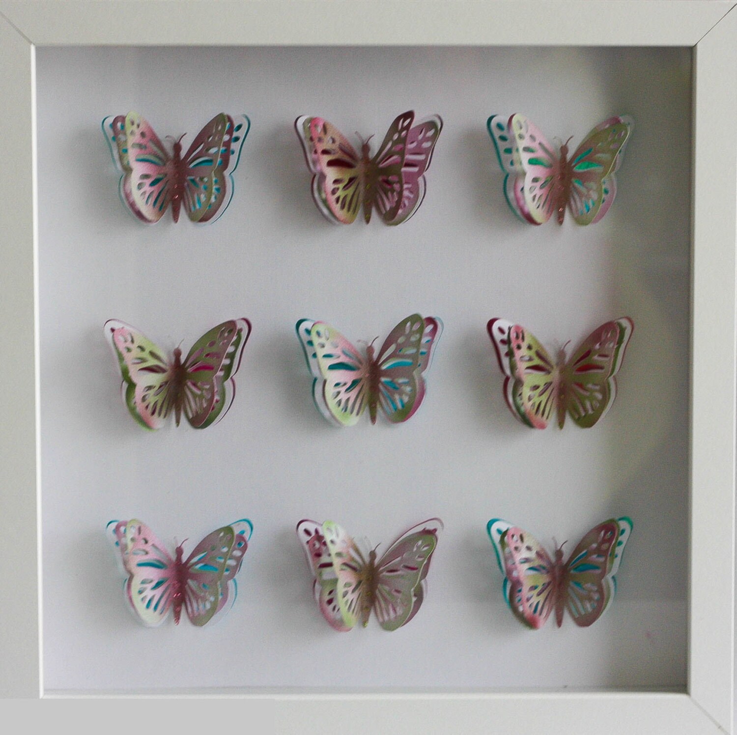 Layered Butterfly Pop Out Collage CUTTING FILE ONLY Design b - Etsy