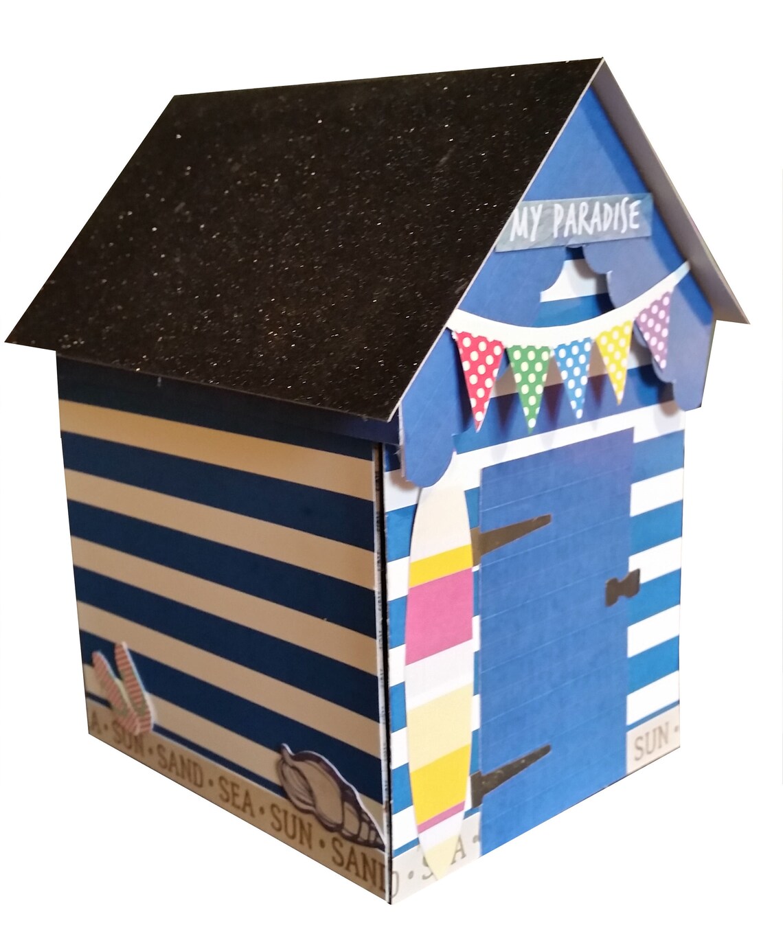 Beach Hut Explosion / Exploding Box Kit With Extras Card | Etsy