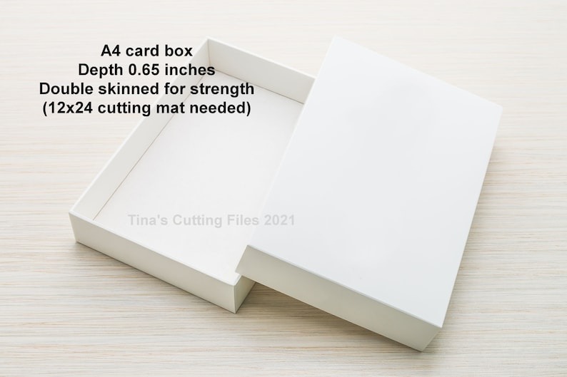 Card Box to Fit A4 Cards card Size 210mm X 297mm Sturdy - Etsy