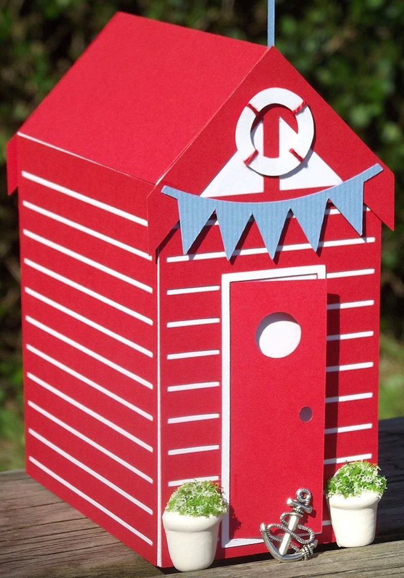 Beach House / Cabin / Box / Hut 3d Model With Presentation Box - Etsy