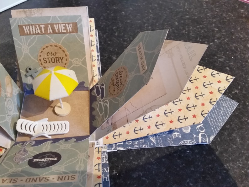 Beach Hut Explosion / Exploding Box Kit With Extras - Card Digital ...