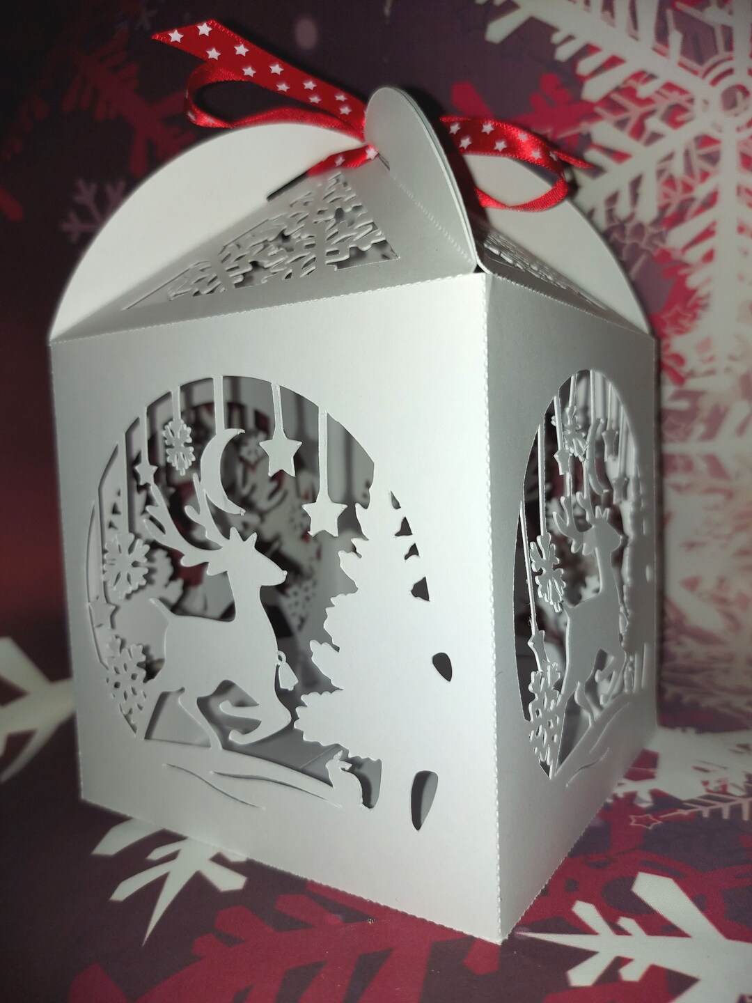 Reindeer Christmas Box - Party, Cupcakes, Christmas, Gift Box, Candy ...