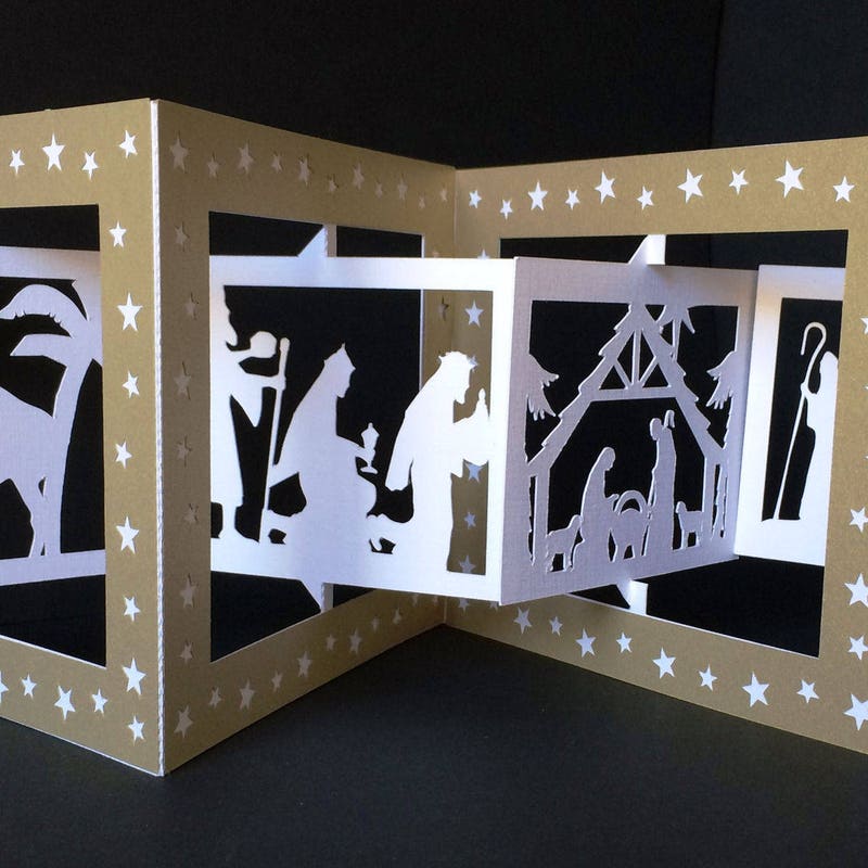 Nativity Cards - Etsy