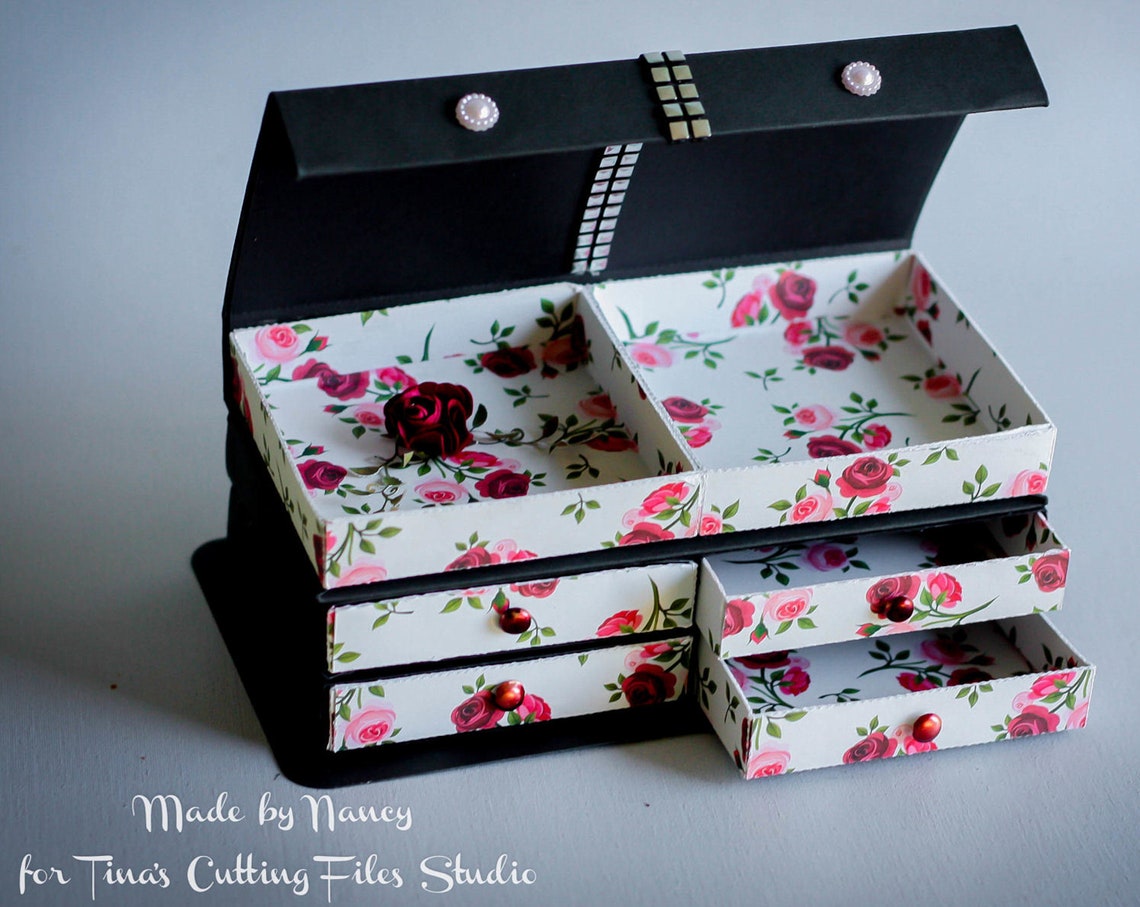 Dresser With Drawers Cutting File in SVG and STUDIO Download for ...