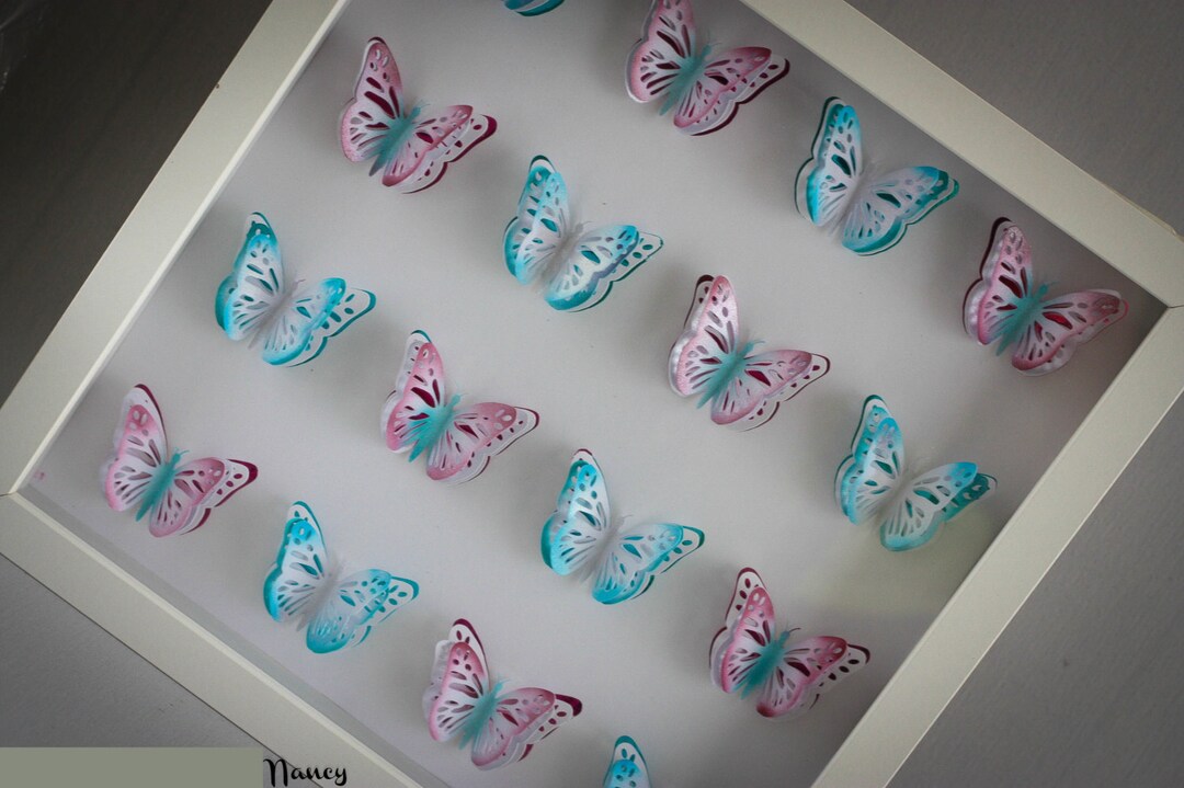 Layered Butterfly Pop Out Collage CUTTING FILE ONLY Design (a) 4 X 4 ...