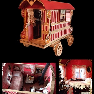 3d Model Romany Vardo Gypsy Caravan - Download Cutting File SVG/STUDIO ...