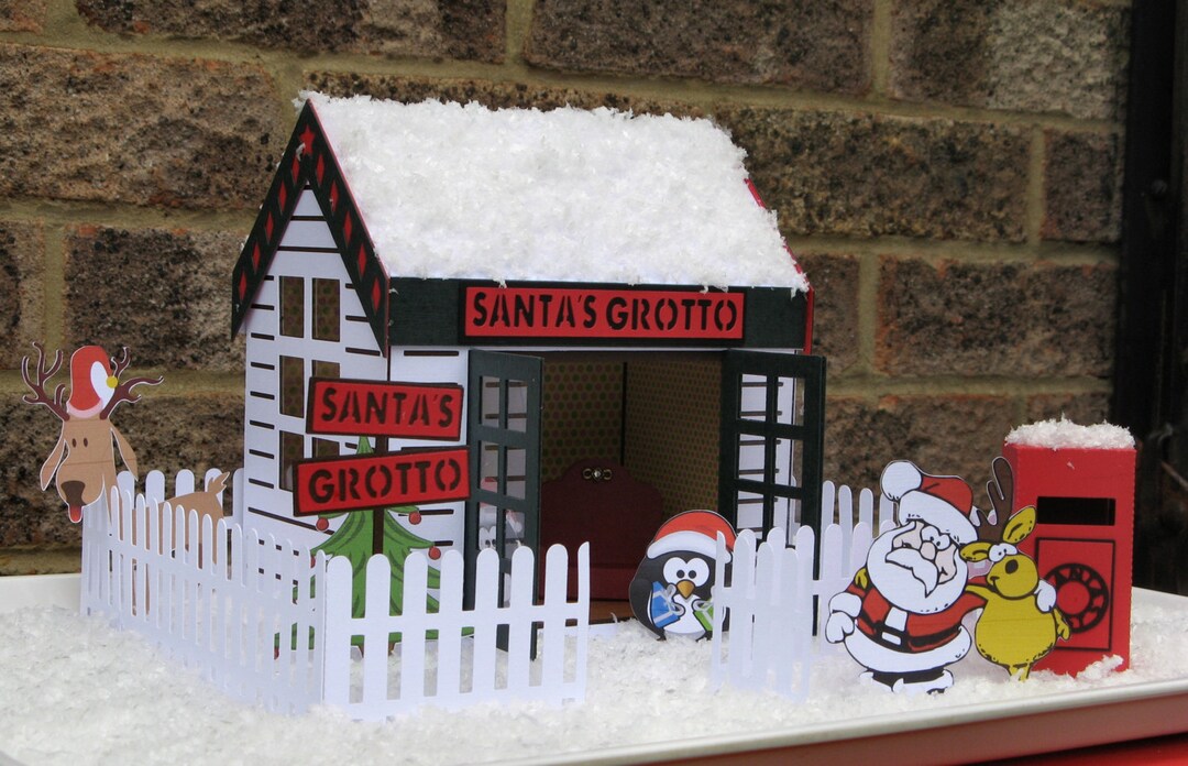 Santa's Grotto Large 3d Model- SVG and FCM Format Cutting Files - Etsy UK