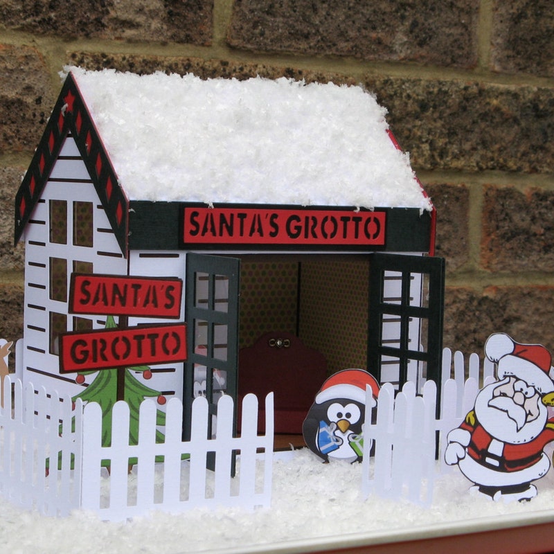 Santa's Grotto Sign - Etsy UK