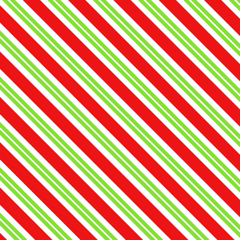 Christmas Holiday Candy Cane A4 Printable Download PDF and JPEG ...