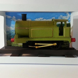 3d Model Train Engine With Coal Tender, Track and Presentation Box ...