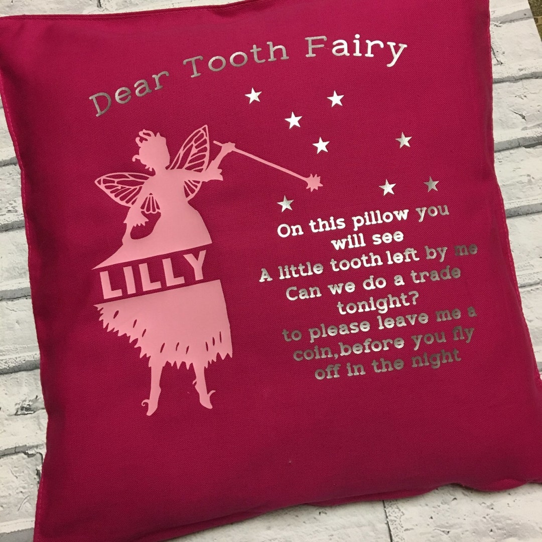 Tooth Fairy Design for Cushions split Fairy so Name Can Be Added ...