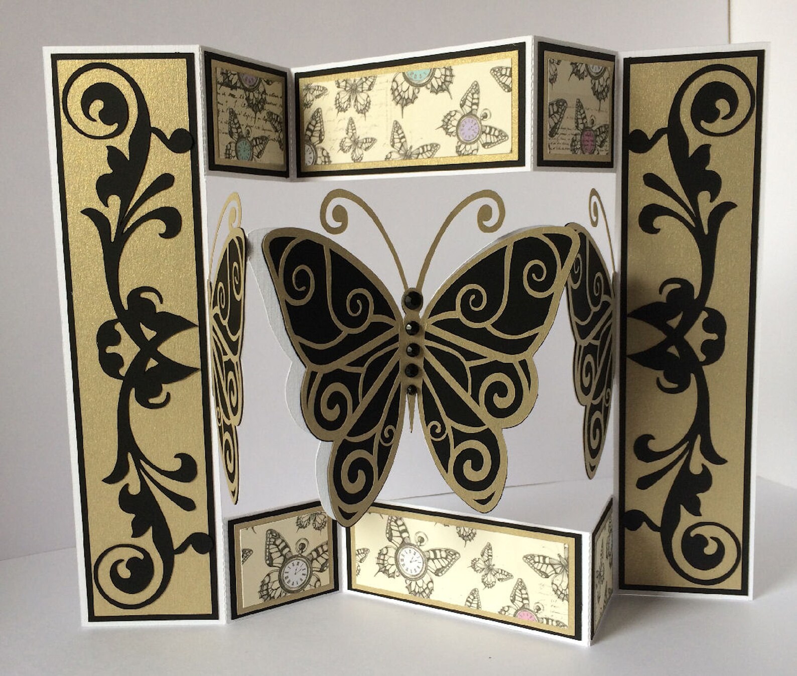Butterfly Shutter Card Digital Cutting File - Etsy UK