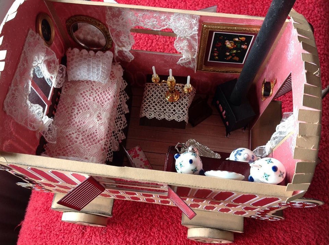 3d Model Romany Vardo Gypsy Caravan - Download Cutting File SVG/STUDIO ...