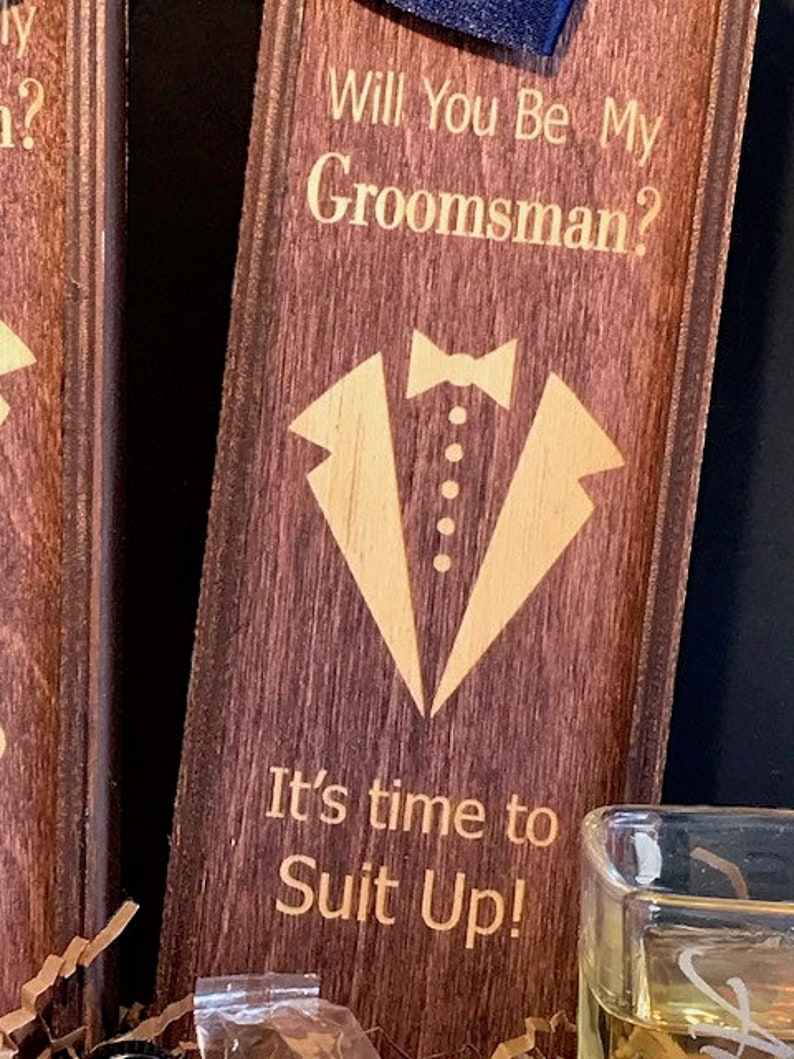 Suit Up Groomsmen Proposal Groomsman T Box Groomsman Etsy