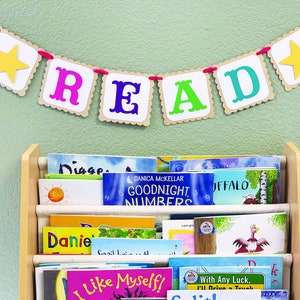 Read Banner for Children's Library, Colorful Embossed Three Layer With ...