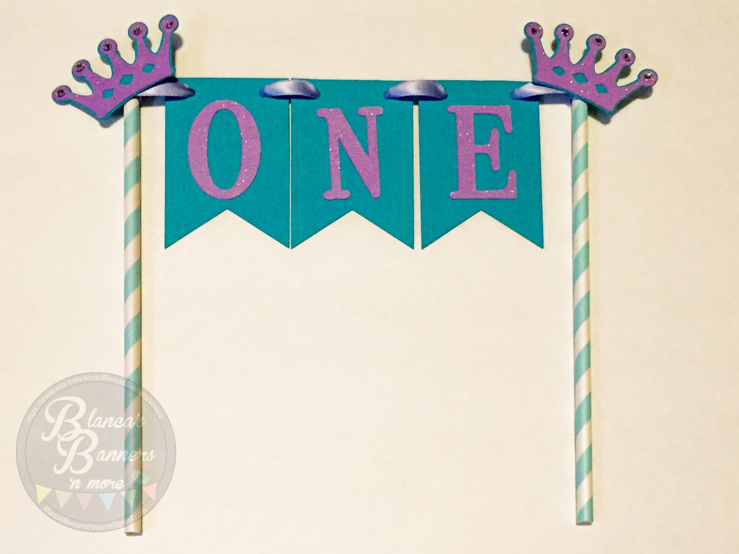 One Baby Girl Birthday Cake Topper Glitter Gold Crown | Etsy