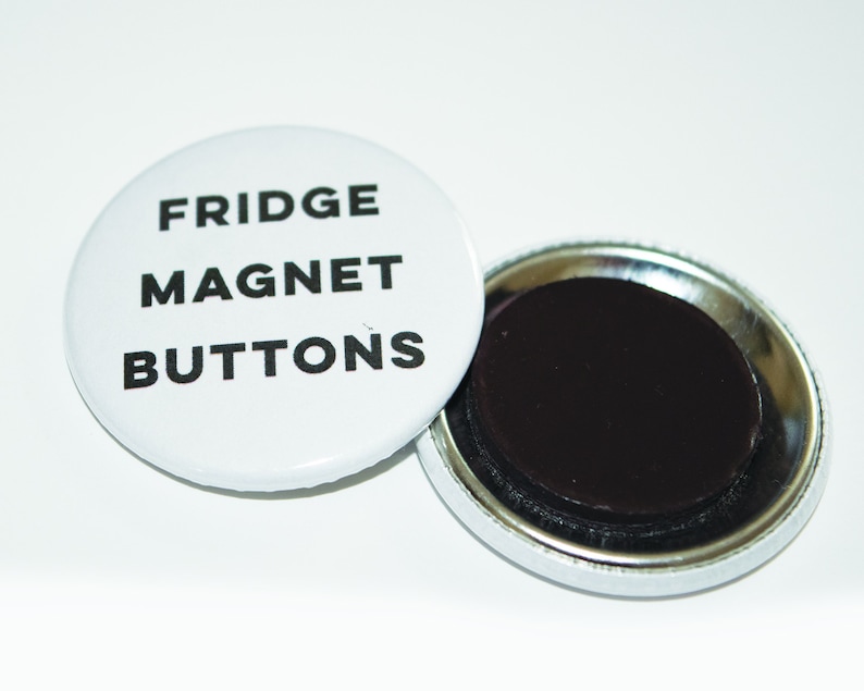 Custom Personalized 1.5 Inch Pin Buttons Fridge Magnets & Key | Etsy