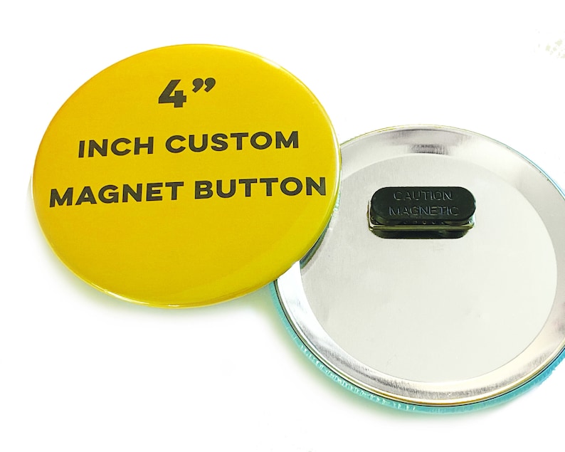 Custom 4 inch Pin Button Personalize Your Own Pins for any | Etsy