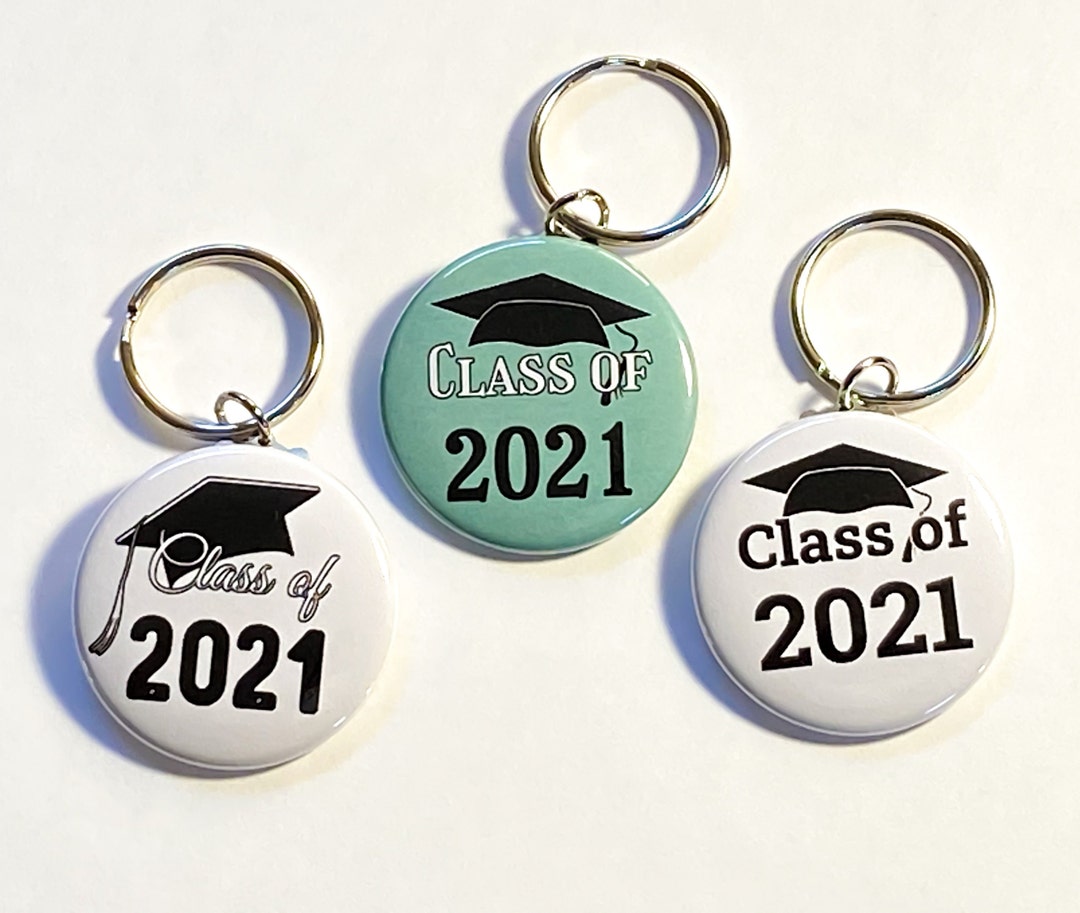 Personalized Class of 2025 Key Ring, Seniors '25 1.5 Inch Key Chain ...